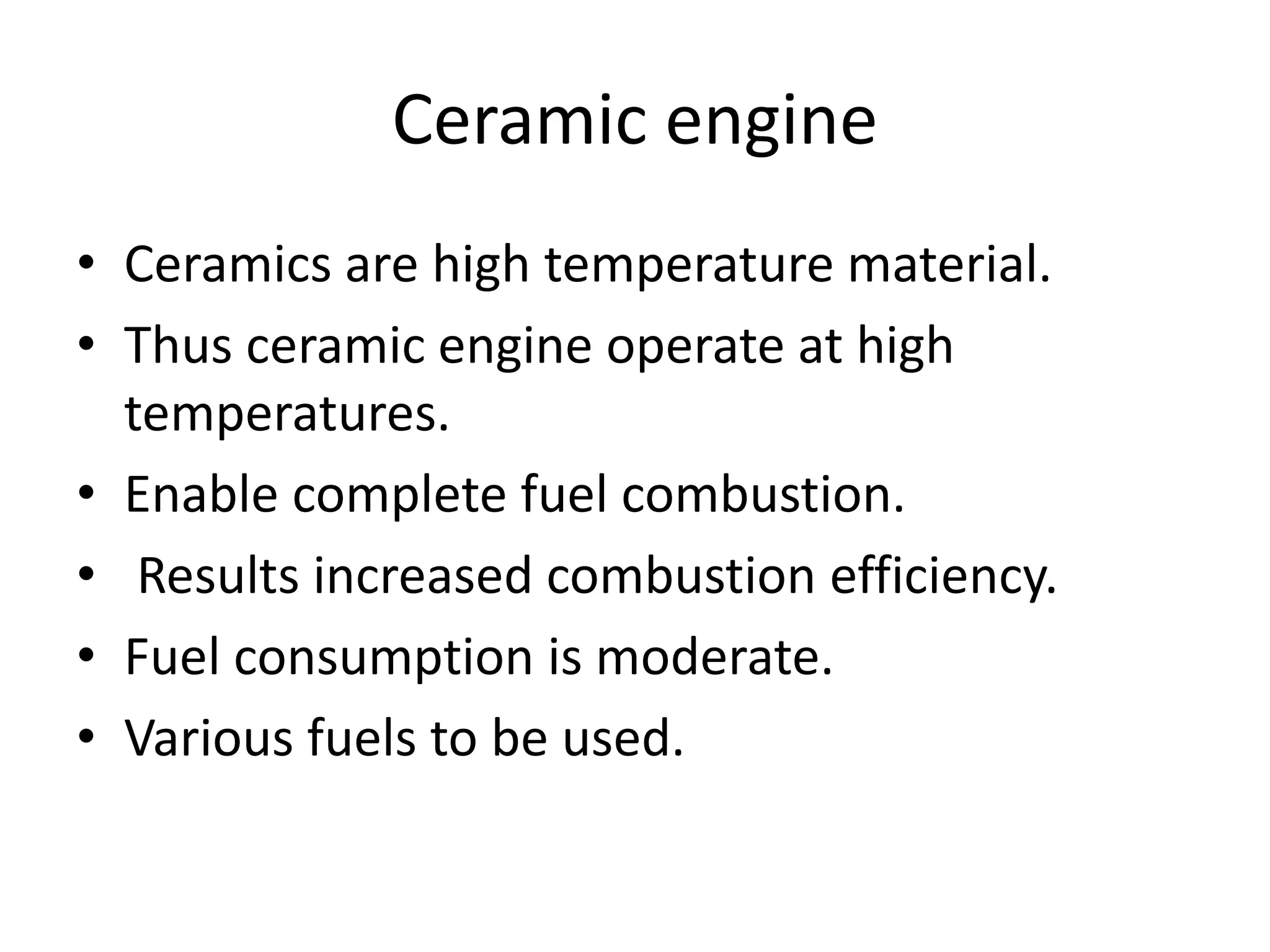 Ceramic engine | PPT