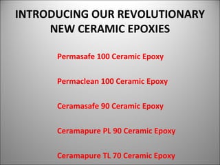 Ceramic Epoxy Presentation -- Induron Protective Coatings | PPT