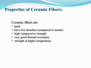 Ceramic fibers | PPTX