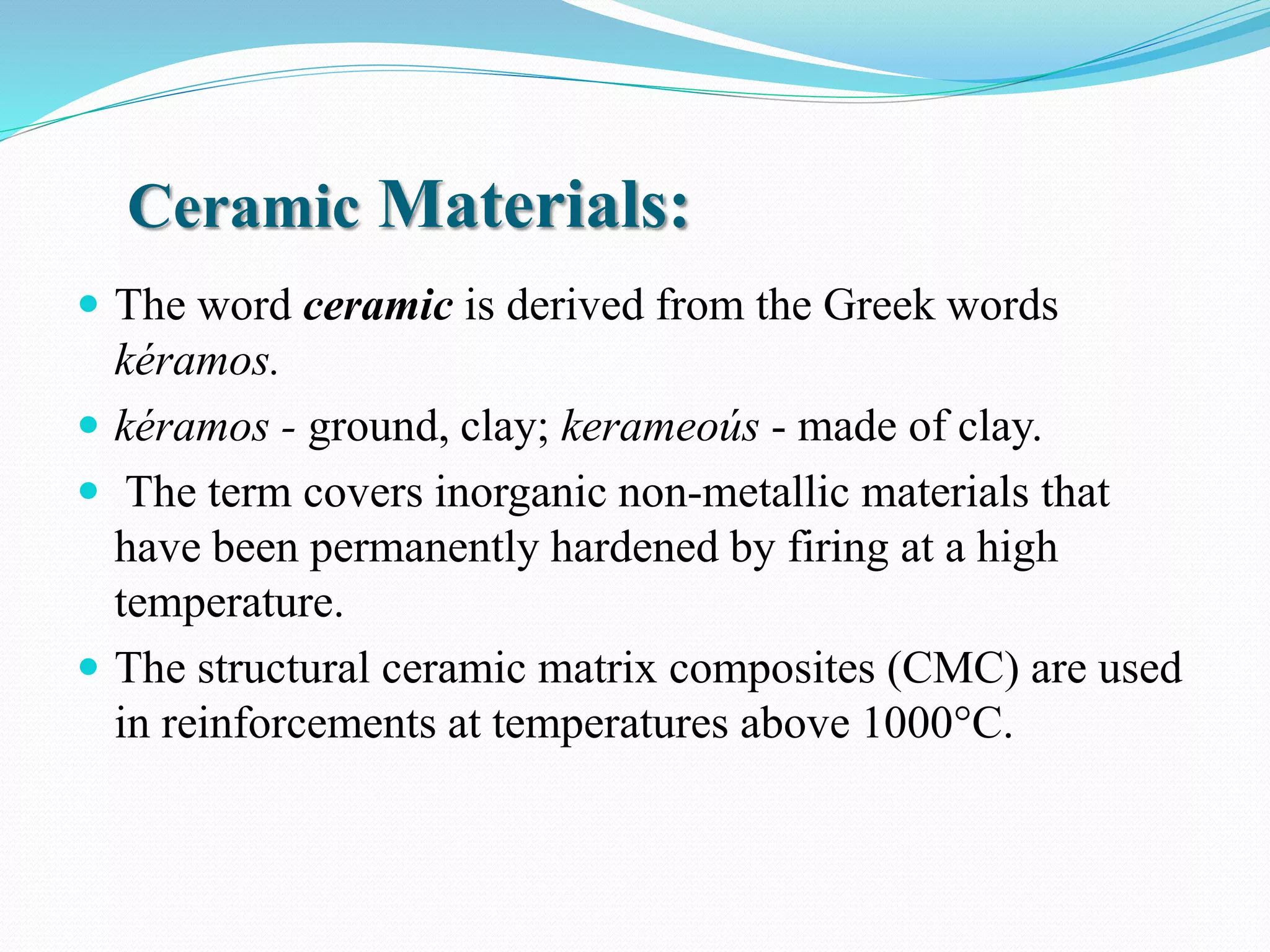 Ceramic fibers | PPTX