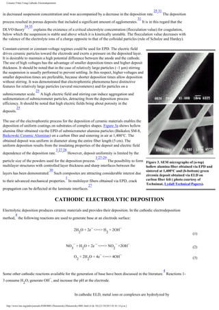 Ceramic films using cathodic electrodeposition | PDF