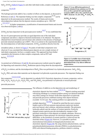 Ceramic films using cathodic electrodeposition | PDF