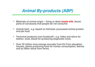 Ceramic filtration and animal by products [kompatibilitetstilstand] | PPT