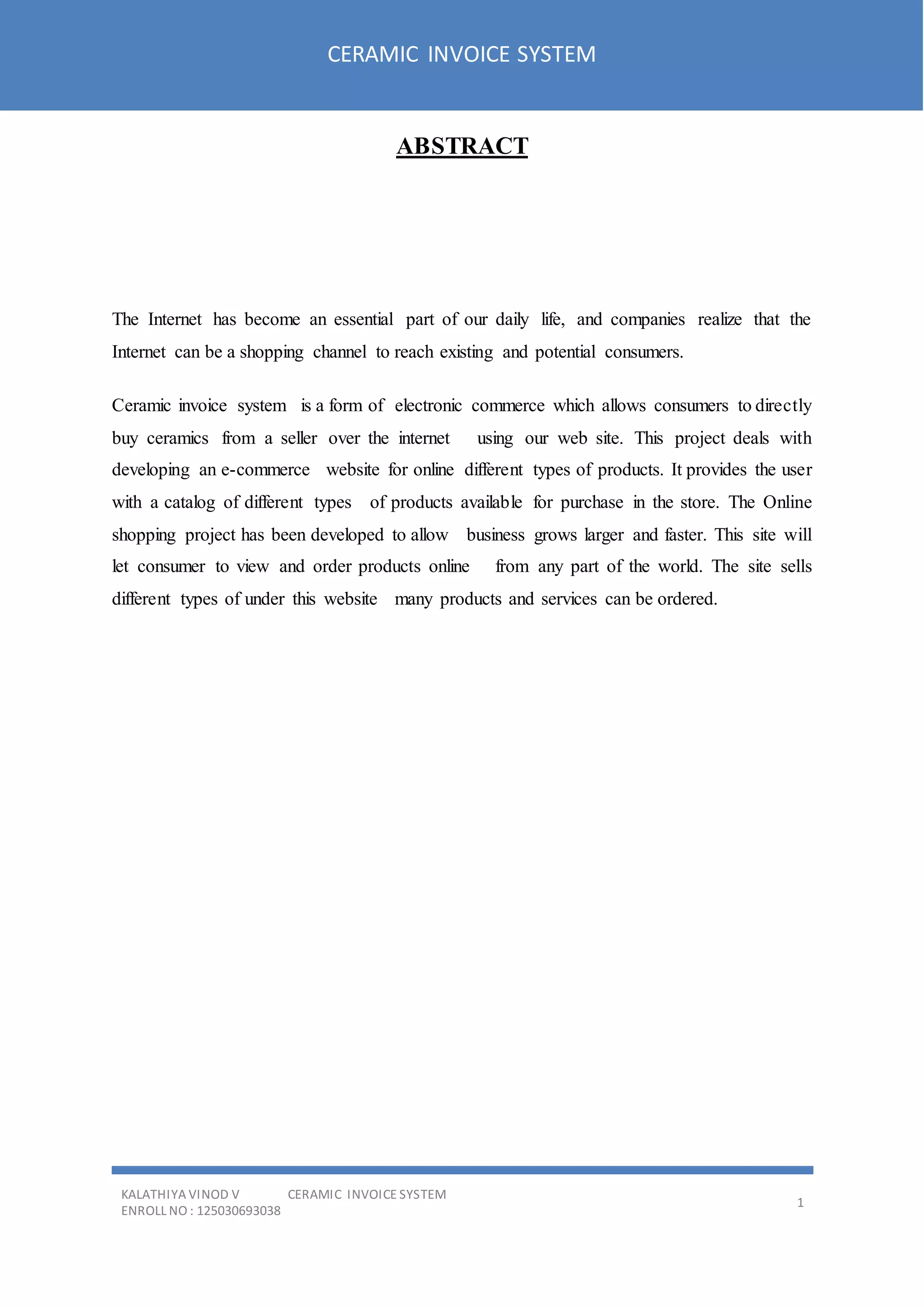 Ceramic invoice final | PDF | Free Download