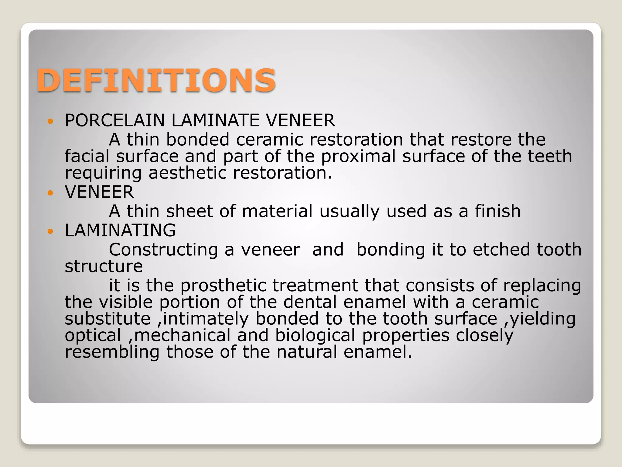 CERAMIC LAMINATE VENEERS.pptx