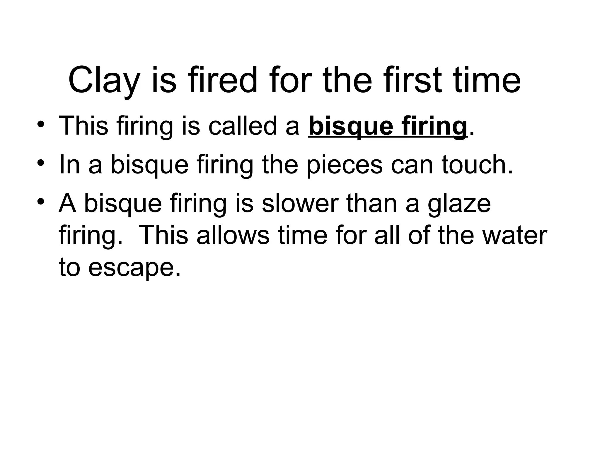 Ceramic Lecture, clay, pottery, handbuilding, stages of clay, teaching ...