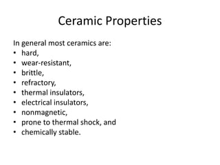Ceramic materials | PPT