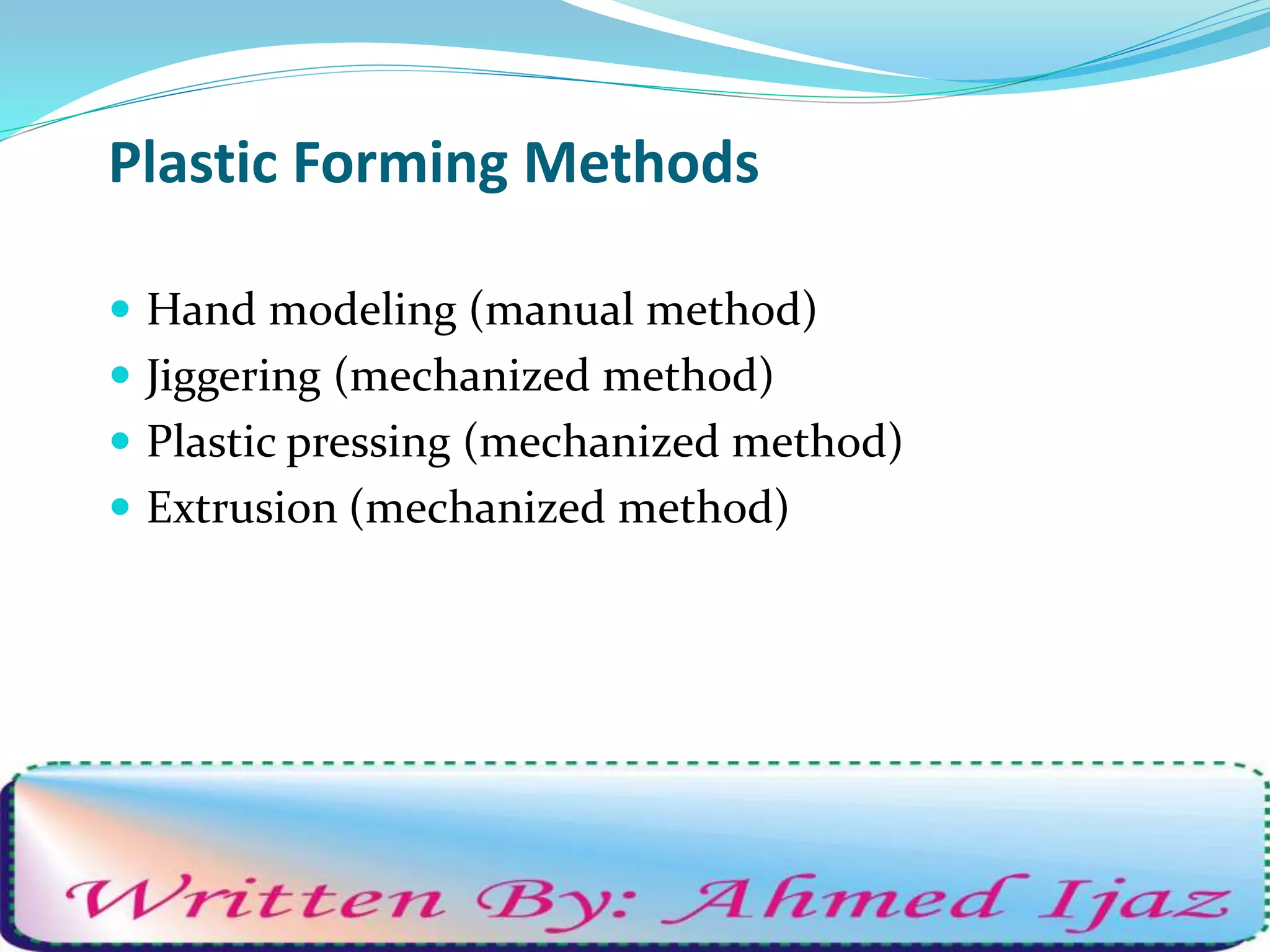 Ceramic materials and their processing | PPTX