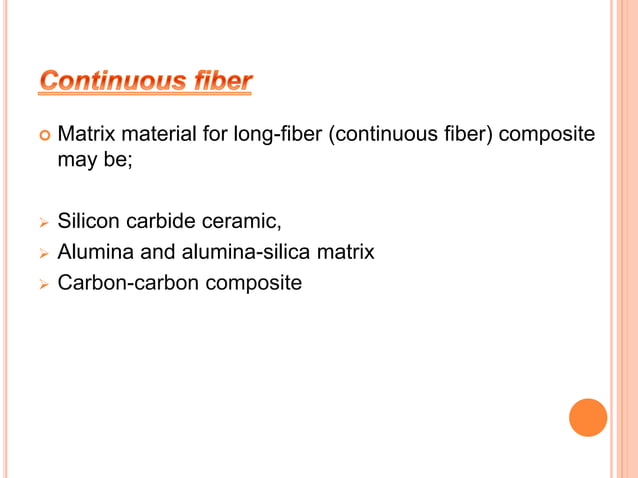 Ceramic matrix composite | PPTX