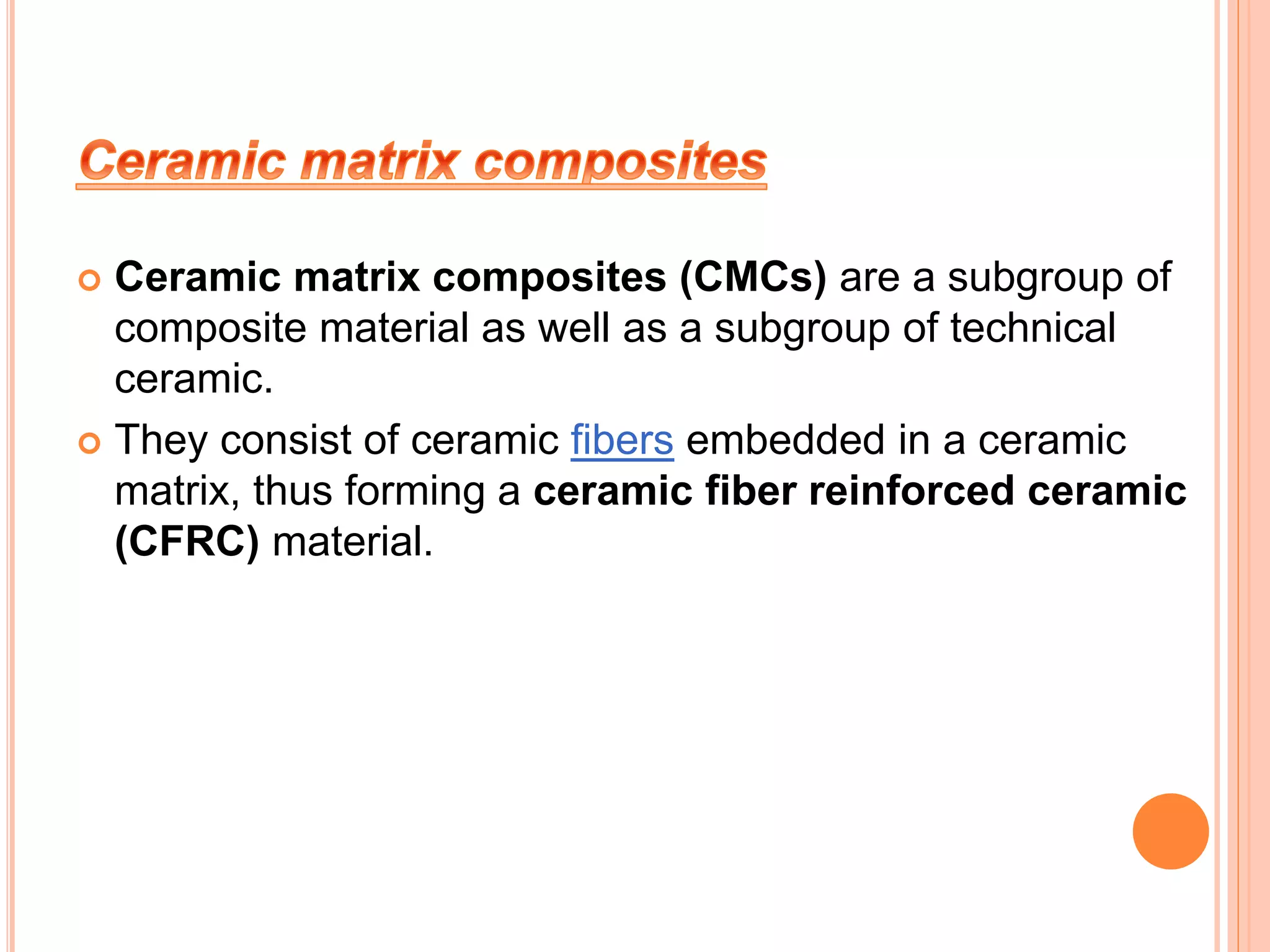 Ceramic matrix composite Er. HUNT | PPT