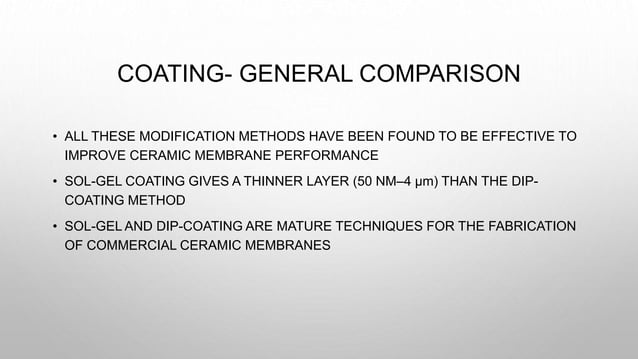 Ceramic membrane.pptx