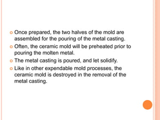 Ceramic molding process | PPTX