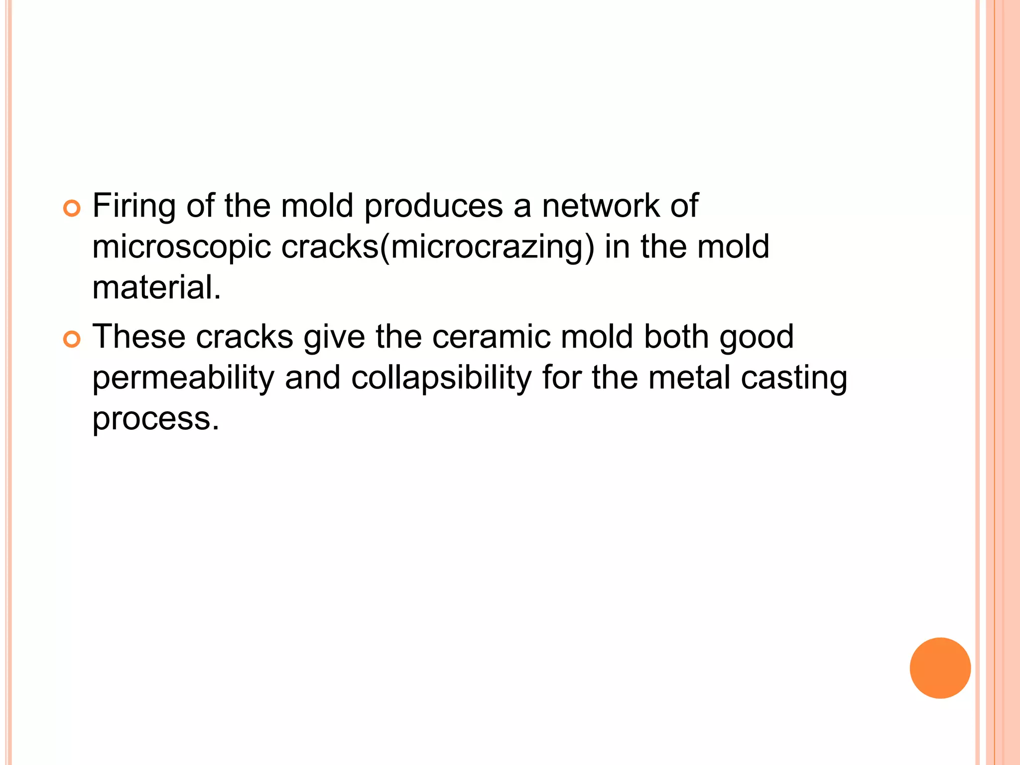 Ceramic molding process | PPTX