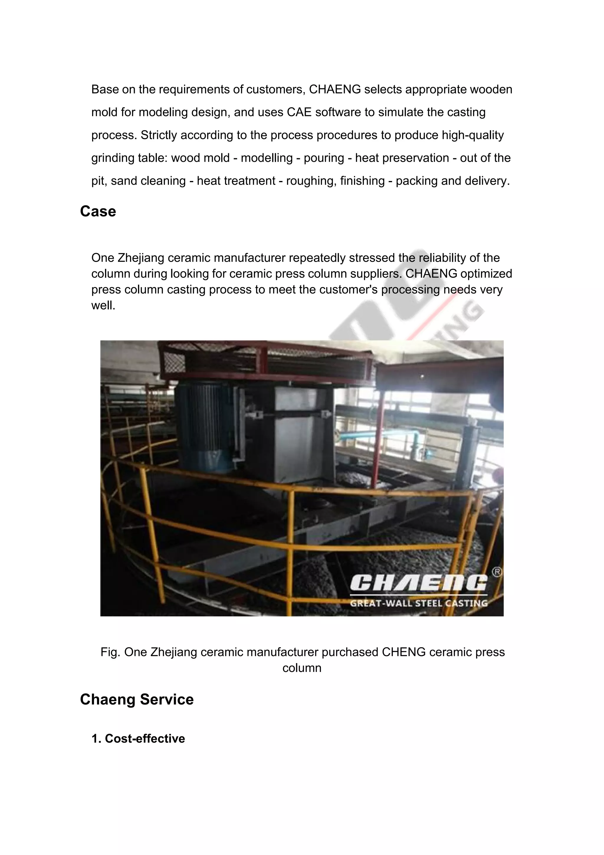 Ceramic press column | PDF
