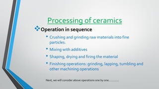 Ceramic processes and particale production | PDF | Geology | Science