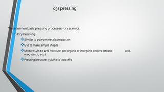 Ceramic processes and particale production | PDF | Geology | Science