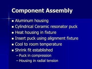 Ceramic cavity resonator | PPT | Free Download
