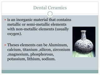 Ceramic restorations | PPTX