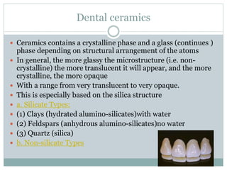 Ceramic restorations | PPTX