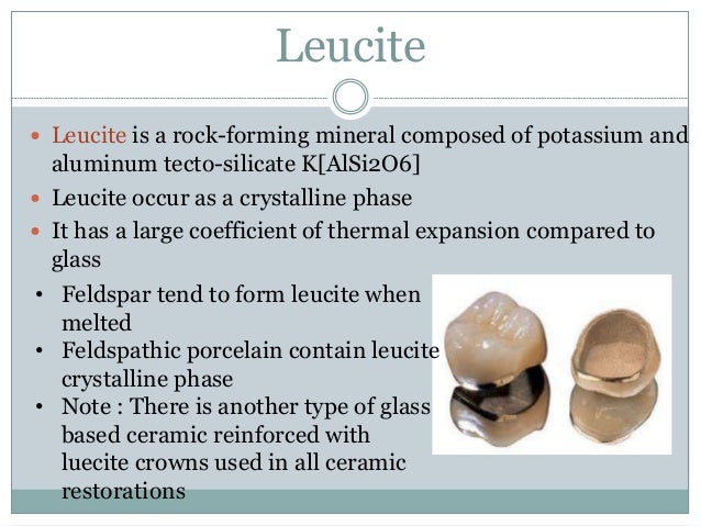 Ceramic restorations