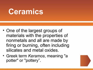 Ceramics | PPT