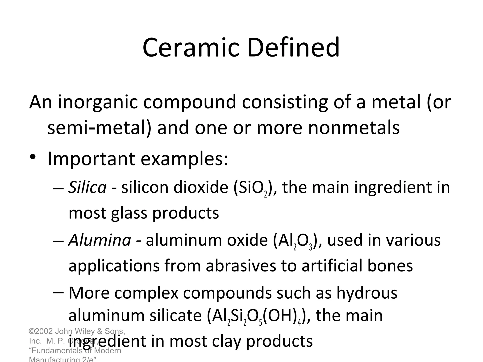Ceramics | PPT