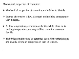 Engineering Chemistry - Ceramics - 20.pptx