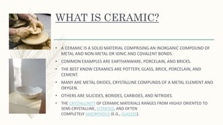 Ceramics | PPTX