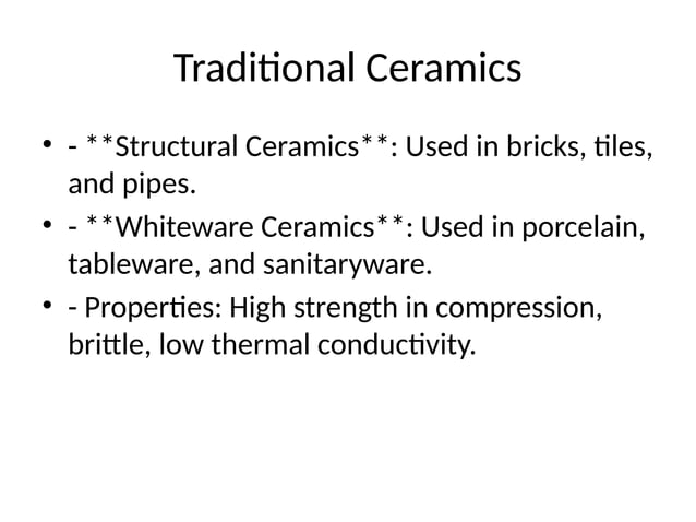 Types of Ceramics and their properties.pptx
