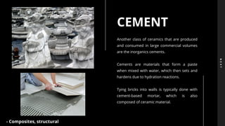 CERAMICS Property and Characteristics for Material Science | PDF