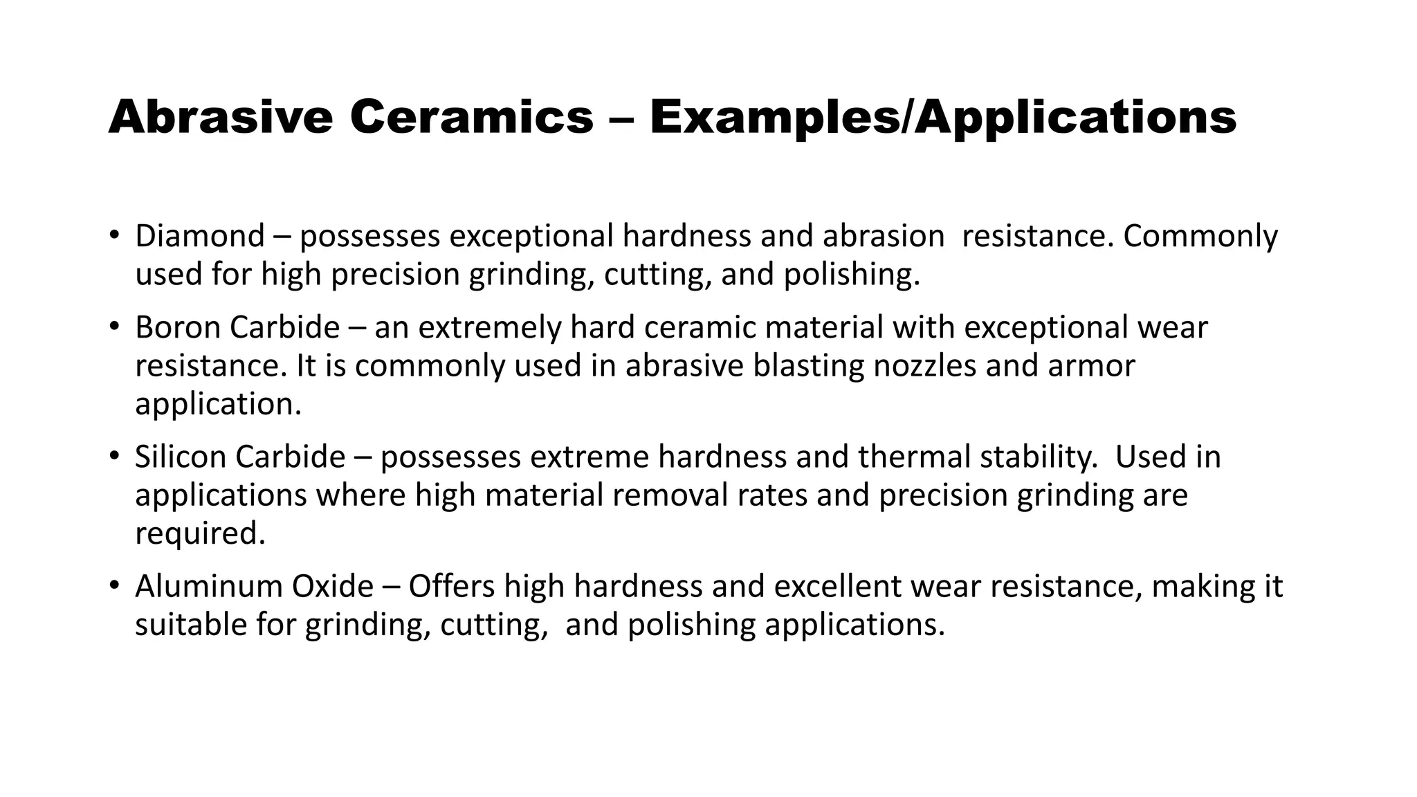 Ceramics, Types of ceramics, characteristics.pptx