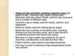 Ceramics industry | PPTX