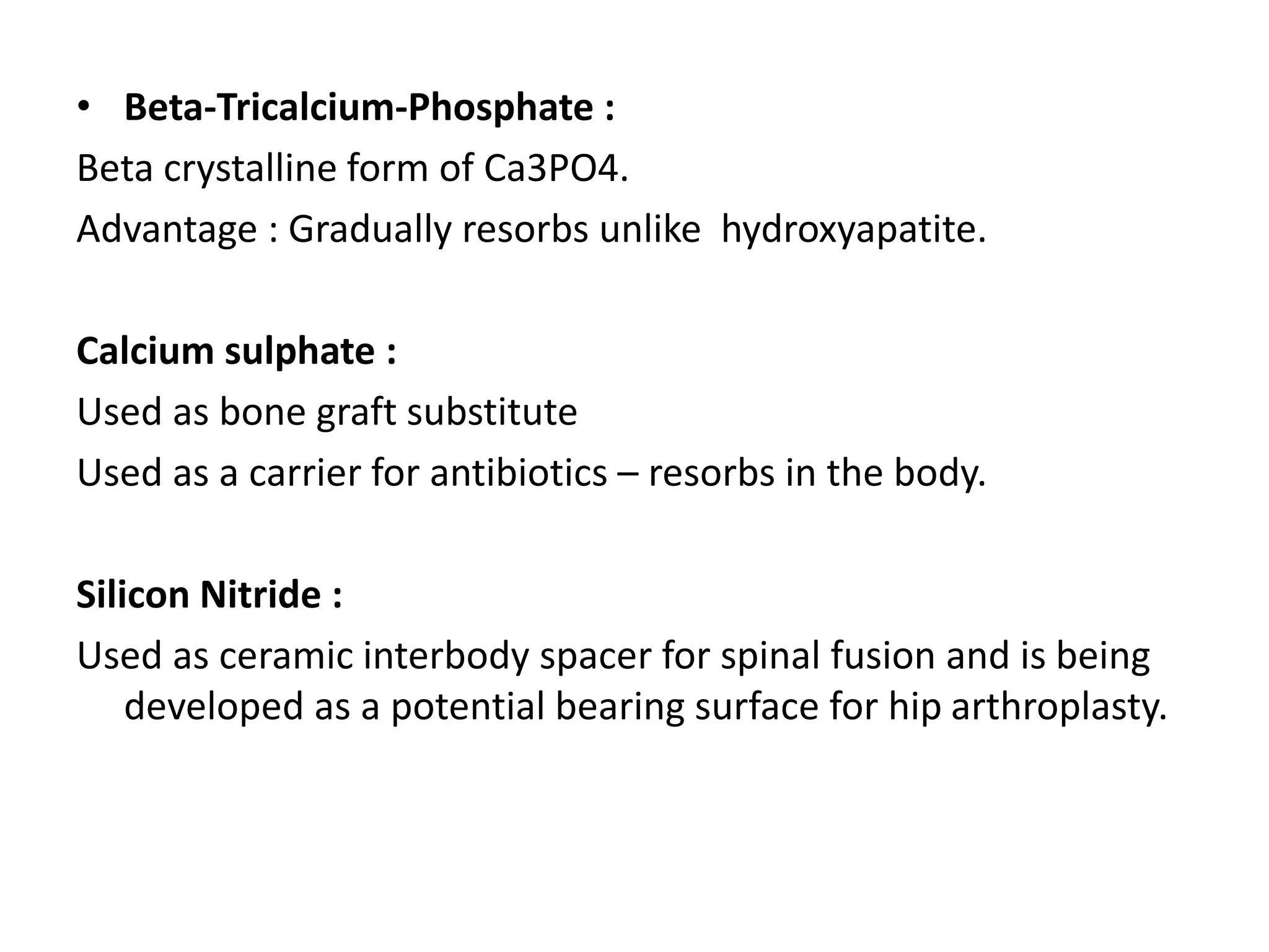 Ceramics in orthopaedics | PPTX