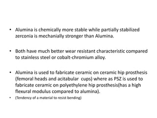 Ceramics in orthopaedics | PPTX