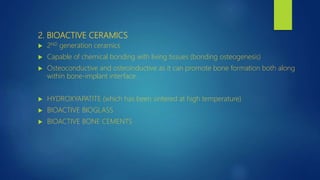 Ceramics in orthopaedics. | PPTX