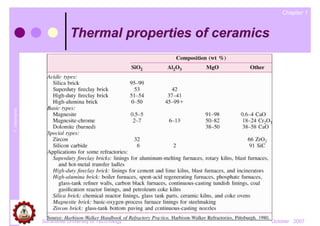 Ceramics materials prop thermal and mechanical | PDF