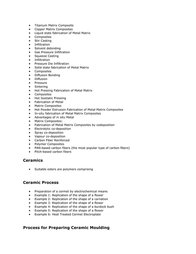 Ceramics processing book | DOCX