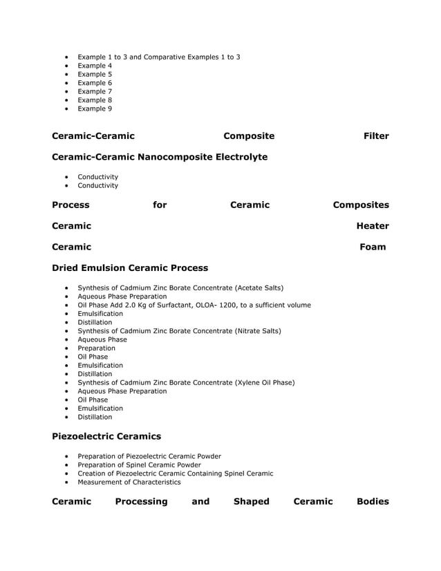 Ceramics processing book | DOCX