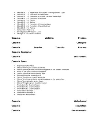 Ceramics processing book | DOCX