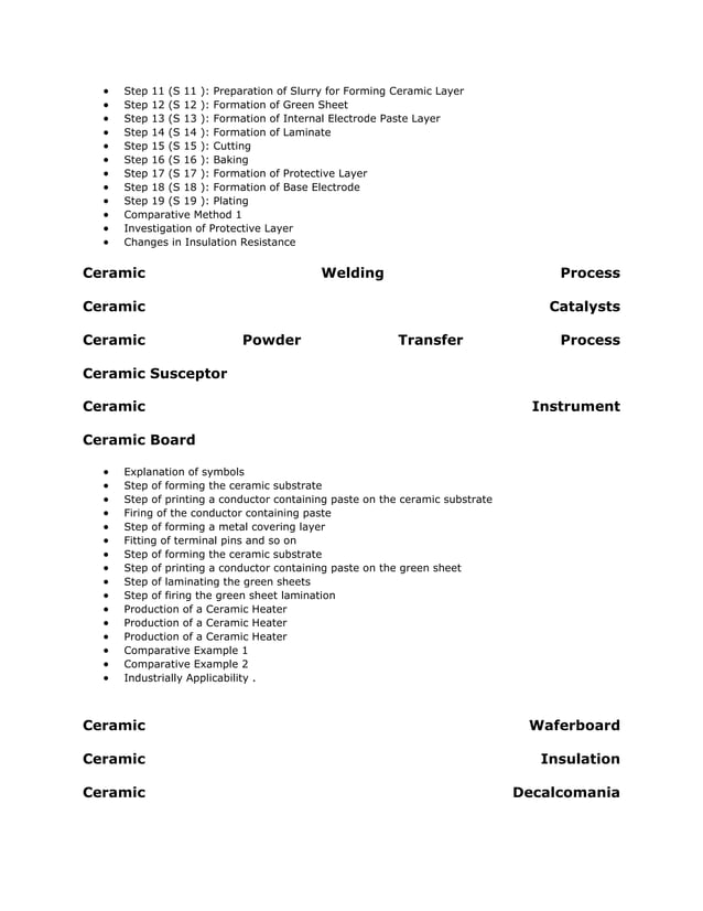 Ceramics processing book | DOCX