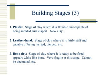 Ceramics terms | PPT | Woodworking | Arts and Crafts