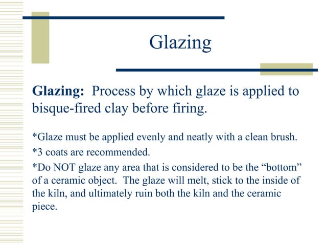 Ceramics terms | PPT | Woodworking | Arts and Crafts