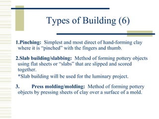 Ceramics terms | PPT | Woodworking | Arts and Crafts