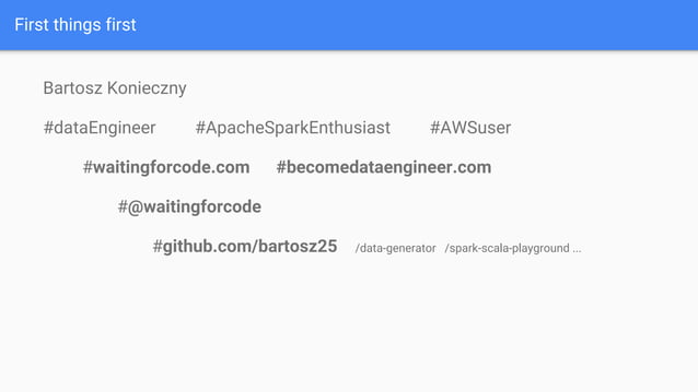 Using Cerberus And Pyspark To Validate Semi Structured Datasets Ppt