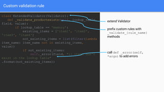 Using Cerberus and PySpark to validate semi-structured datasets | PPT