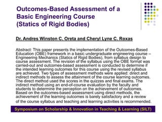 DLSU Research Congress 2014 - Civil Engineering Abstracts | PPT