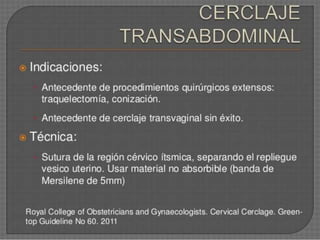 Cerclaje | PPTX