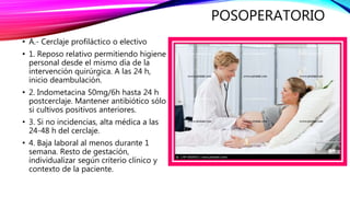 Cerclaje cervical | PPTX