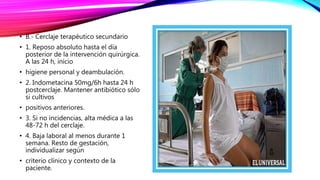 Cerclaje cervical | PPTX