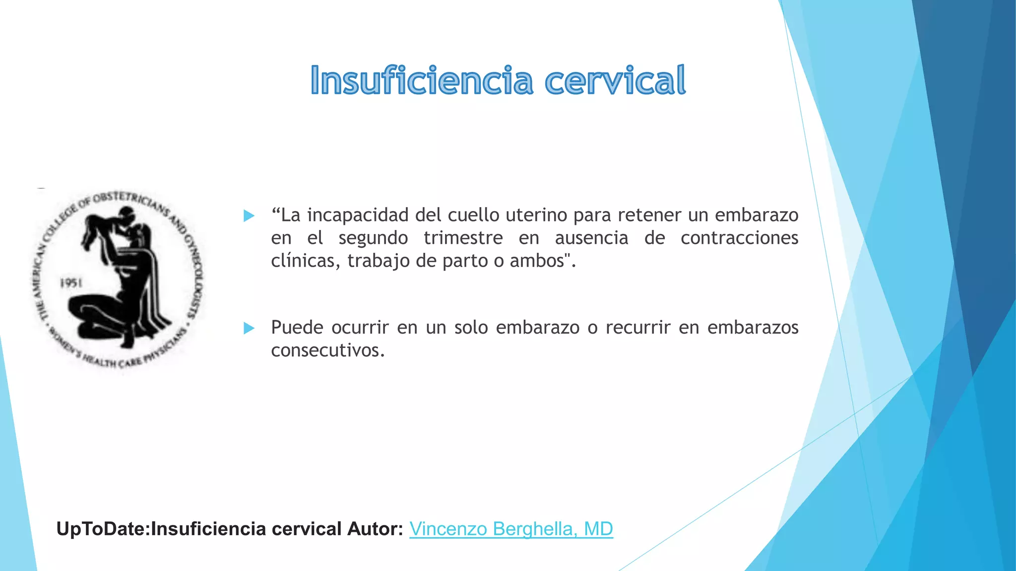 Cerclaje cervical | PPTX